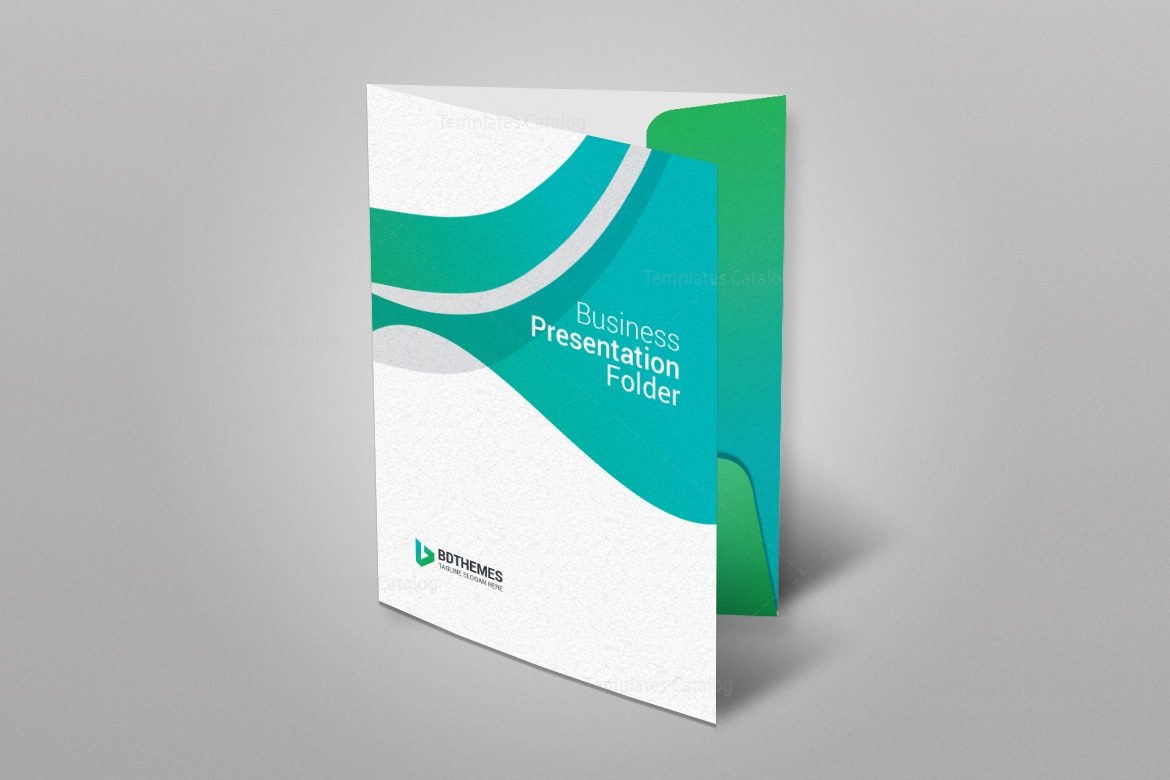 Insurance Presentation Folder Template - Graphic Templates