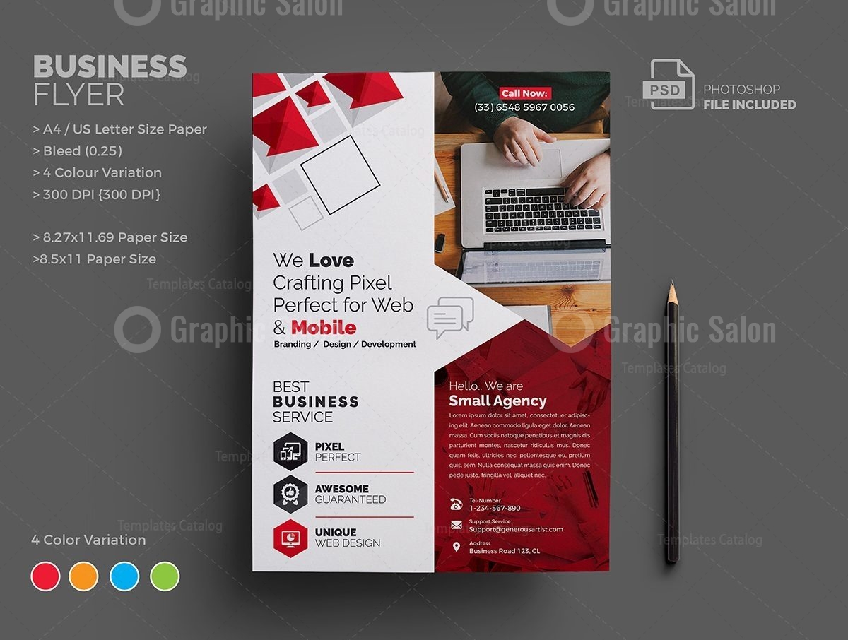 Jupiter Corporate Flyer Template - Graphic Templates