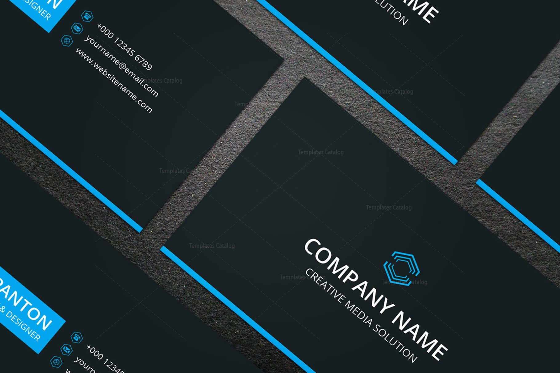 Minimal Expert Business Card Design - Graphic Templates