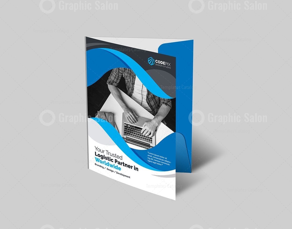 Modern Corporate Folder Template - Graphic Templates
