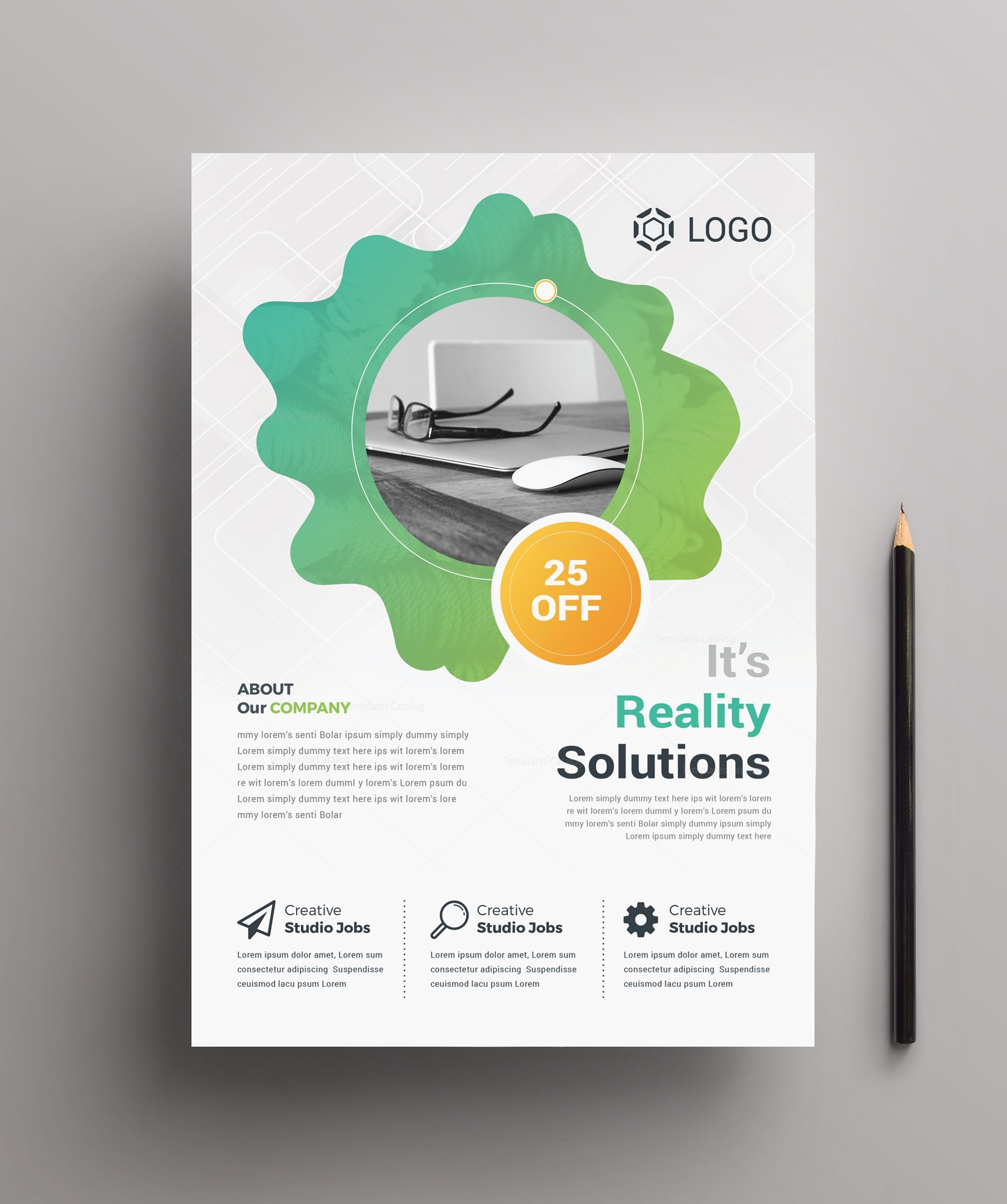 Modern Flyer Template - Graphic Templates