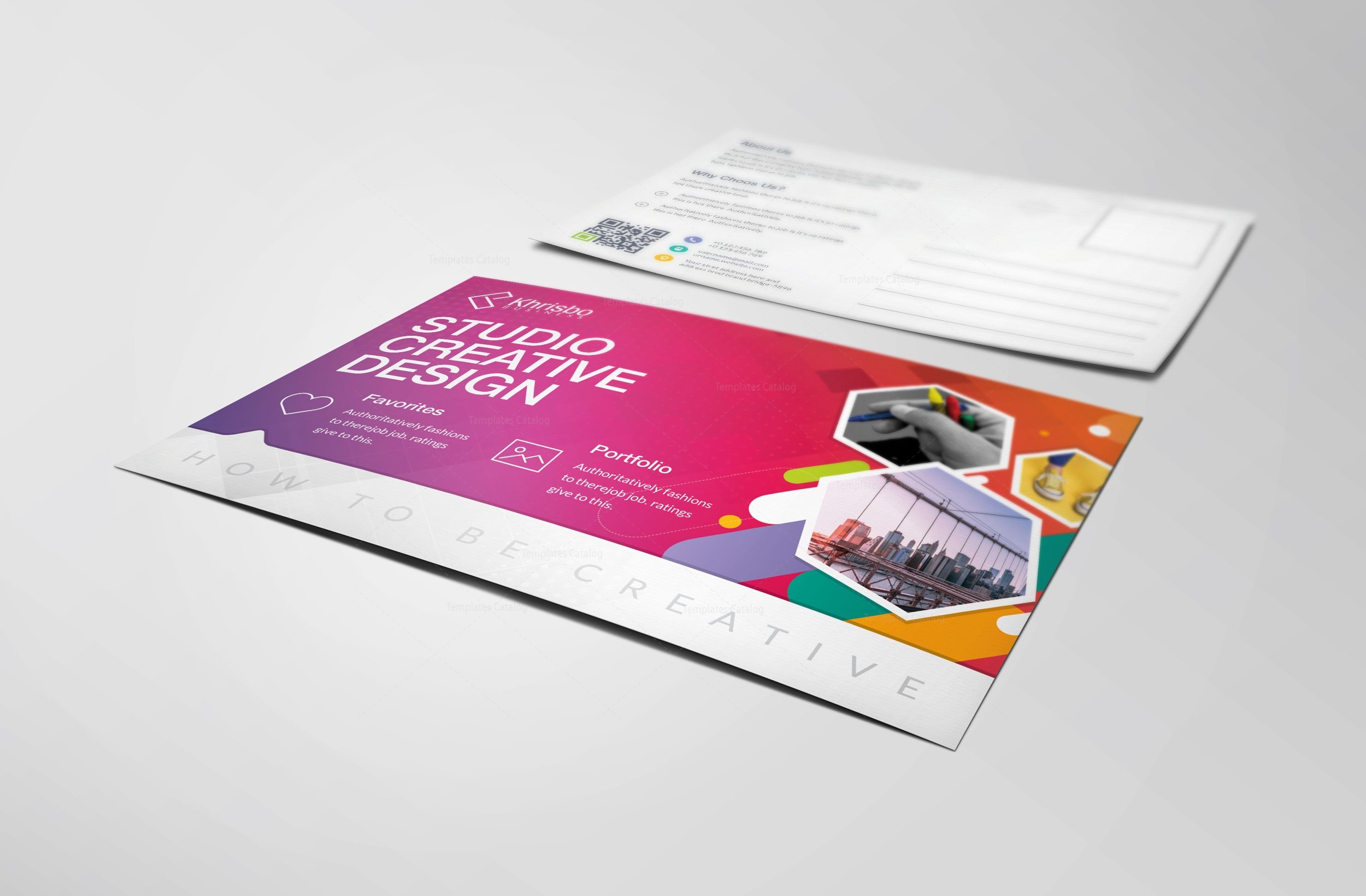 Modern Postcard Design - Graphic Templates