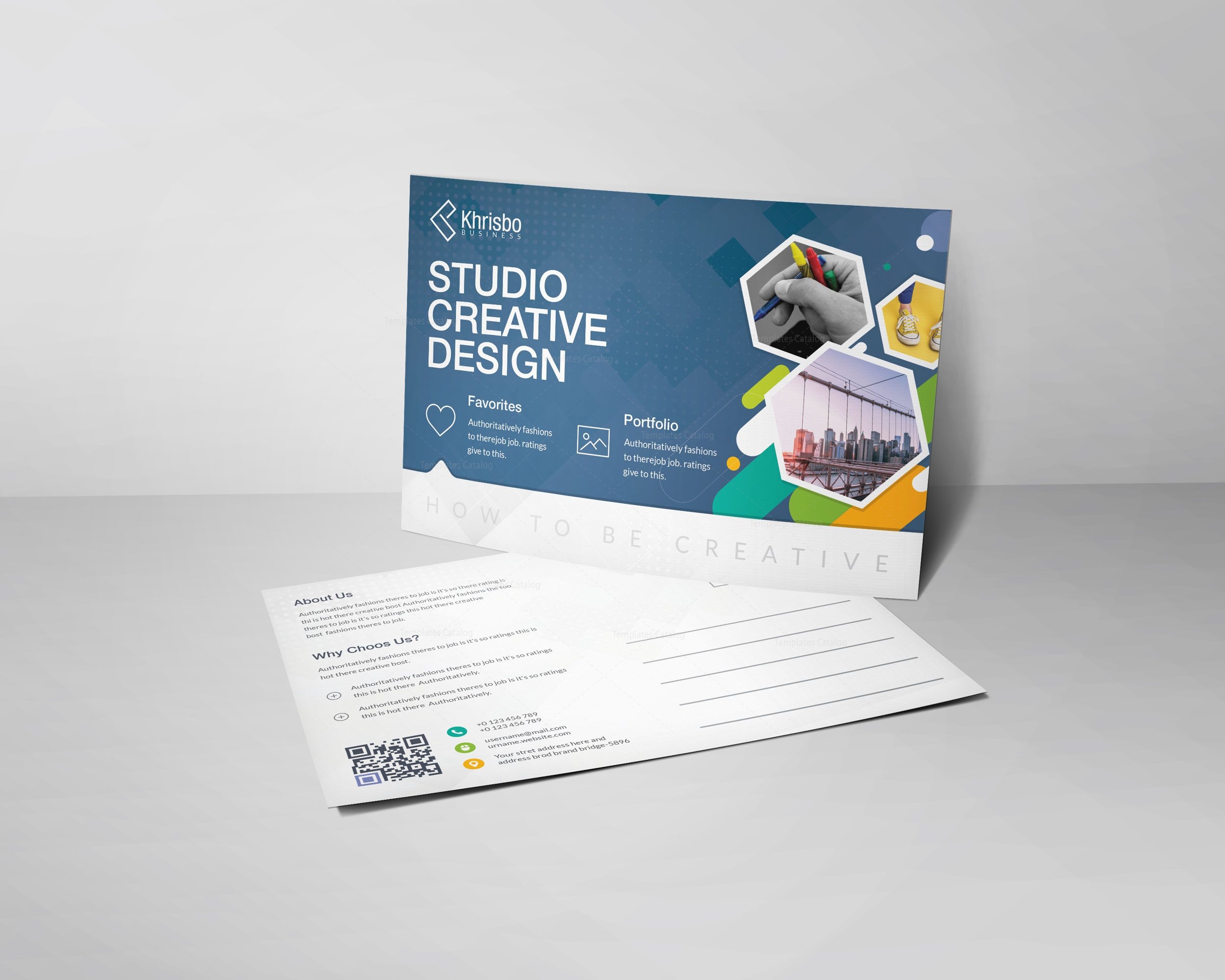 Modern Postcard Design - Graphic Templates