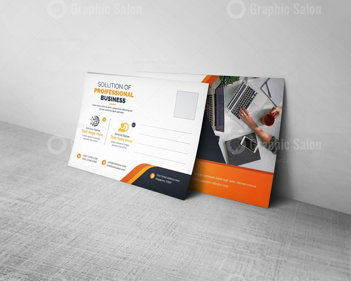 Modern Postcard Template - Graphic Templates