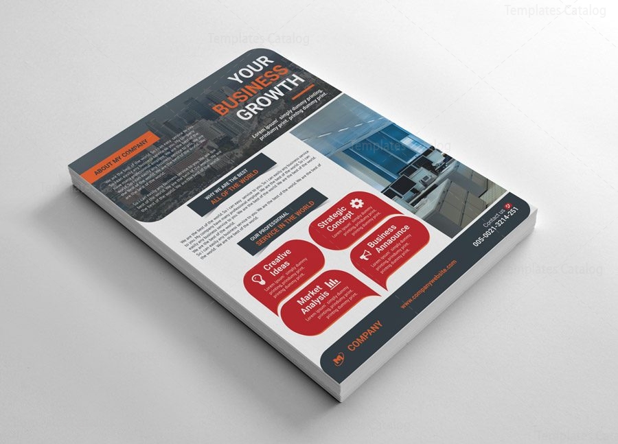 Office Flyers Design Template - Graphic Templates