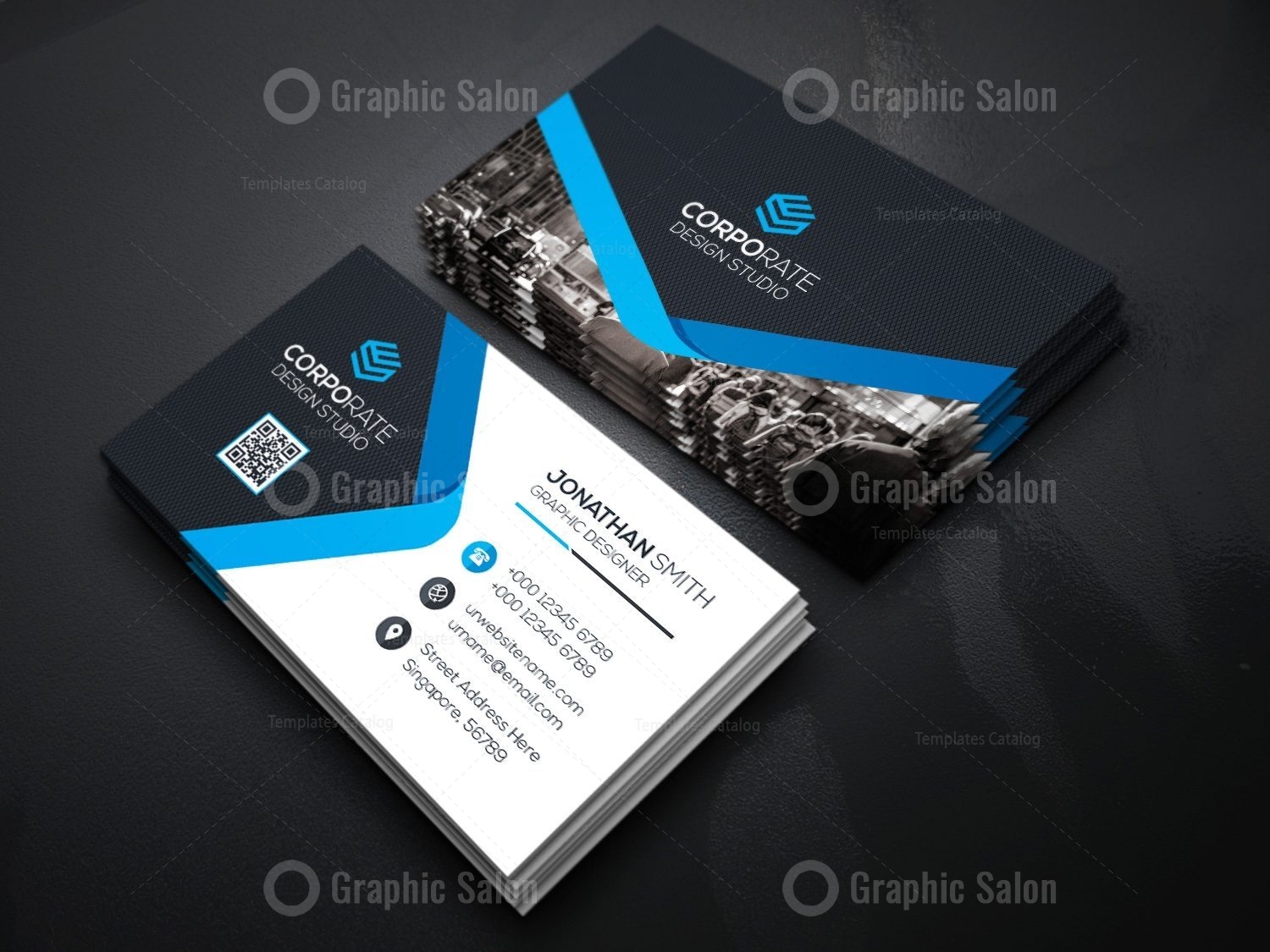 People Business Card Template - Graphic Templates