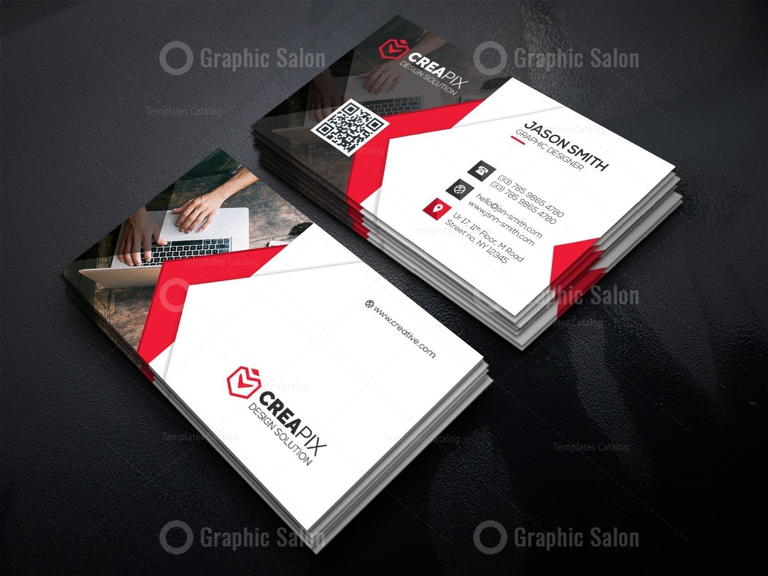 Personal Business Card Template - Graphic Templates
