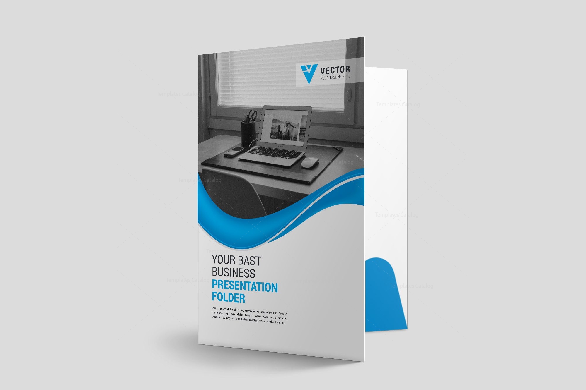 Pharmacy Presentation Folder Design Template - Graphic Templates