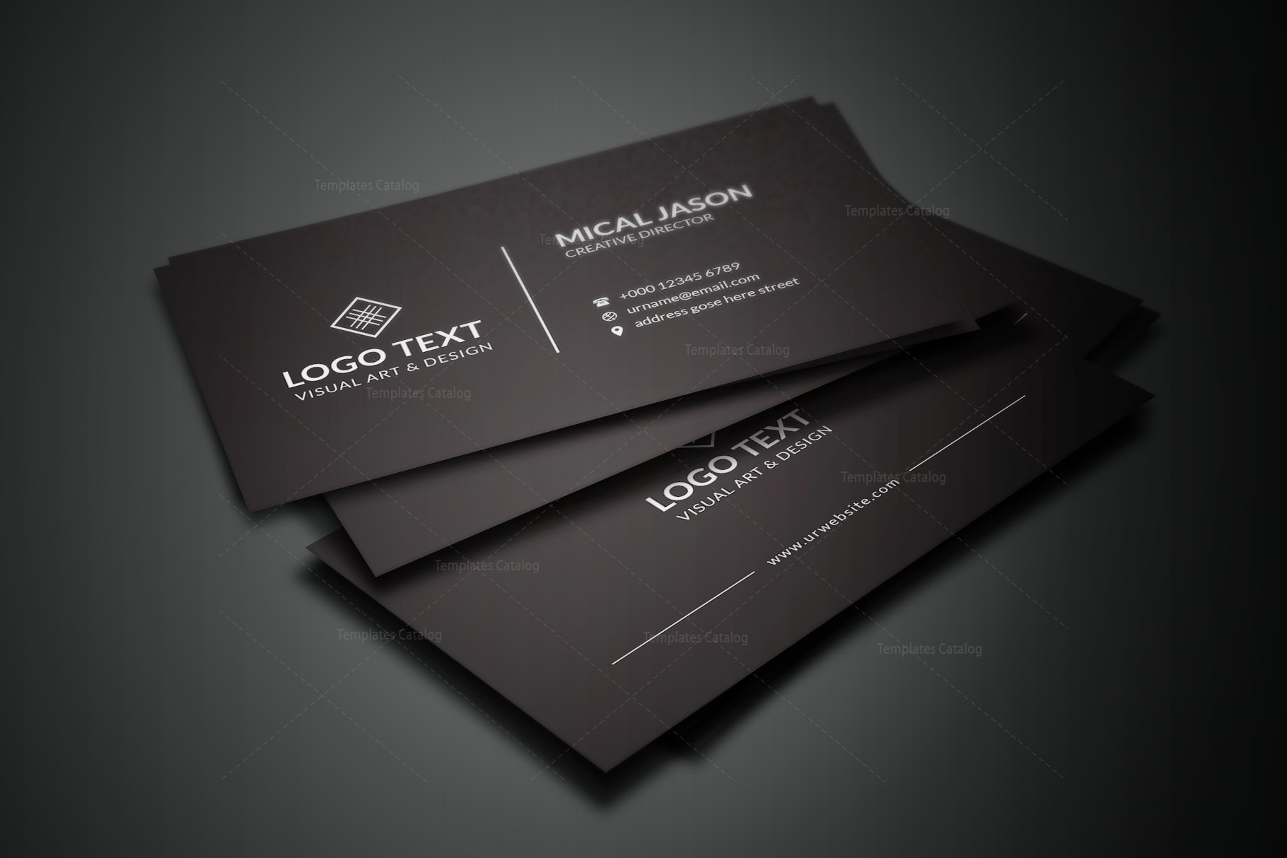 Plain Creative Business Card Design - Graphic Templates
