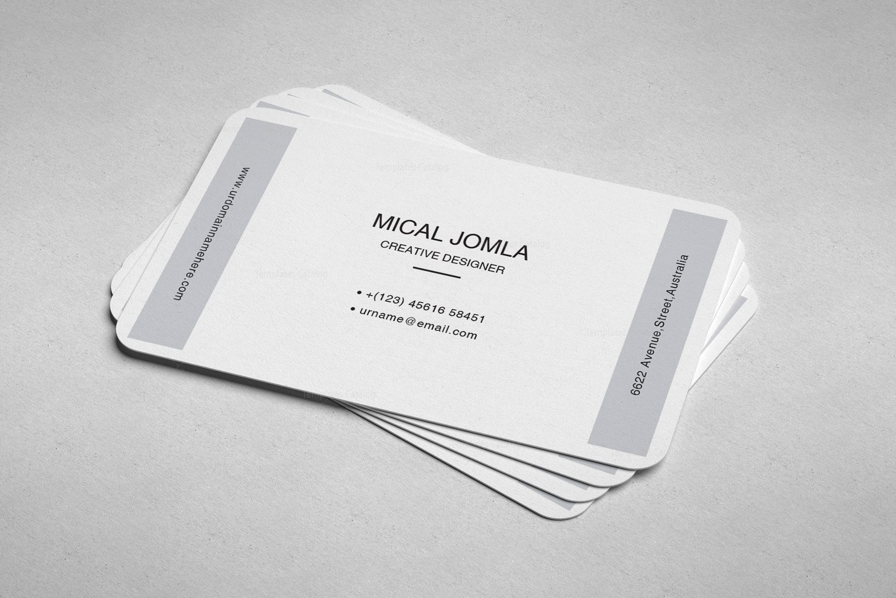 Plain Design Business Cards - Graphic Templates