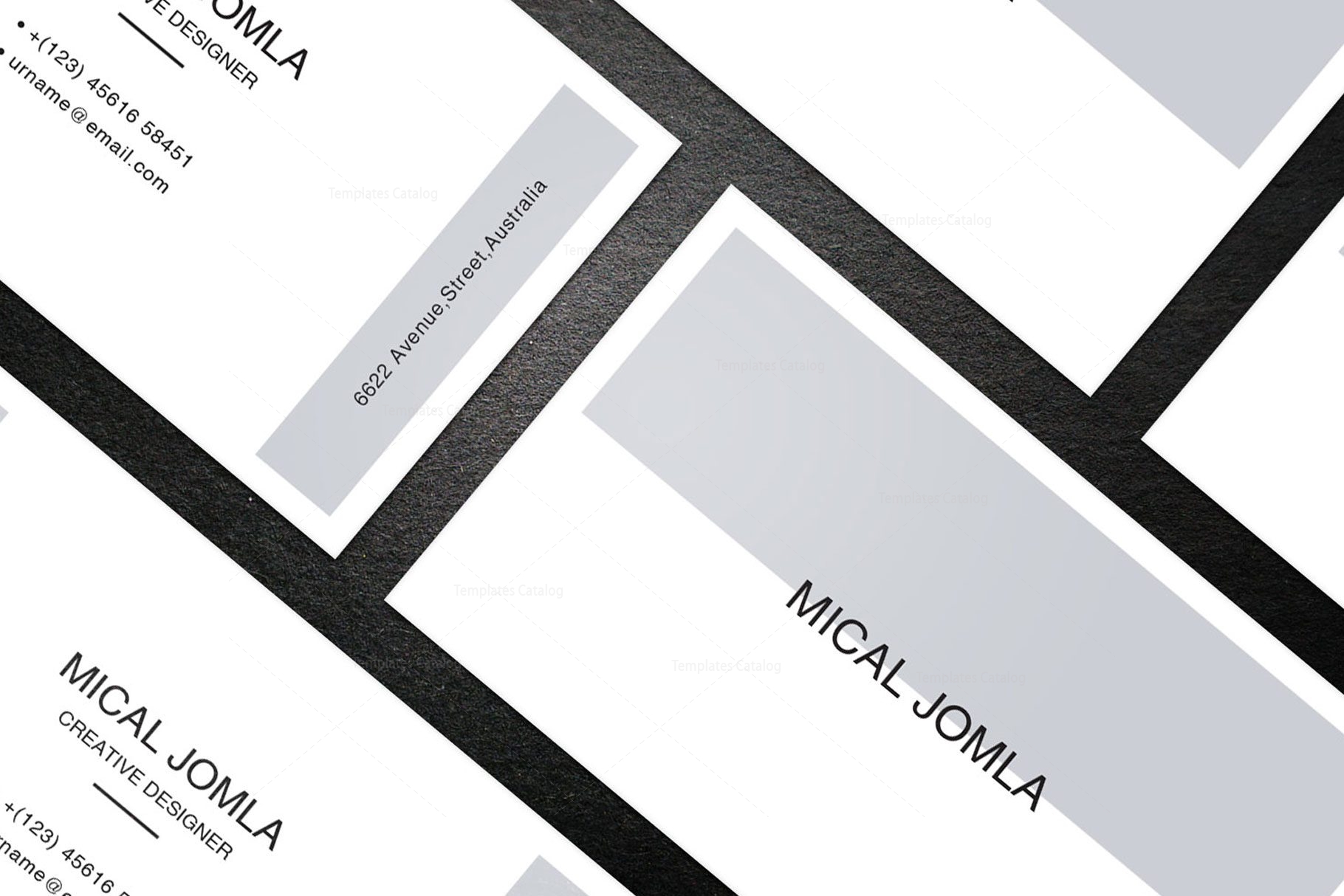 Plain Design Business Cards - Graphic Templates