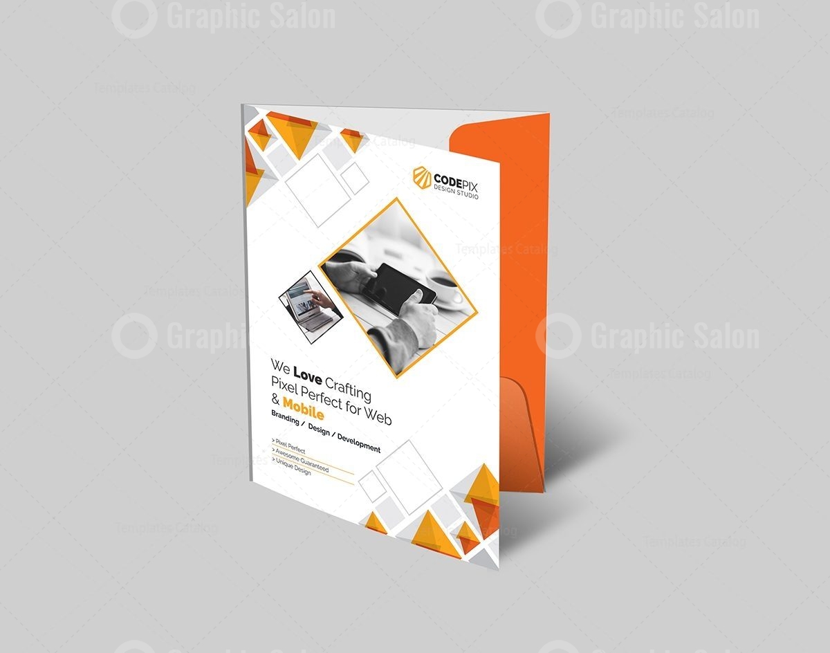Premium Classic Presentation Folder - Graphic Templates