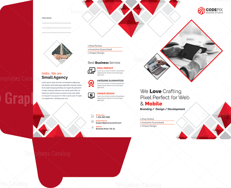 Premium Classic Presentation Folder - Graphic Templates