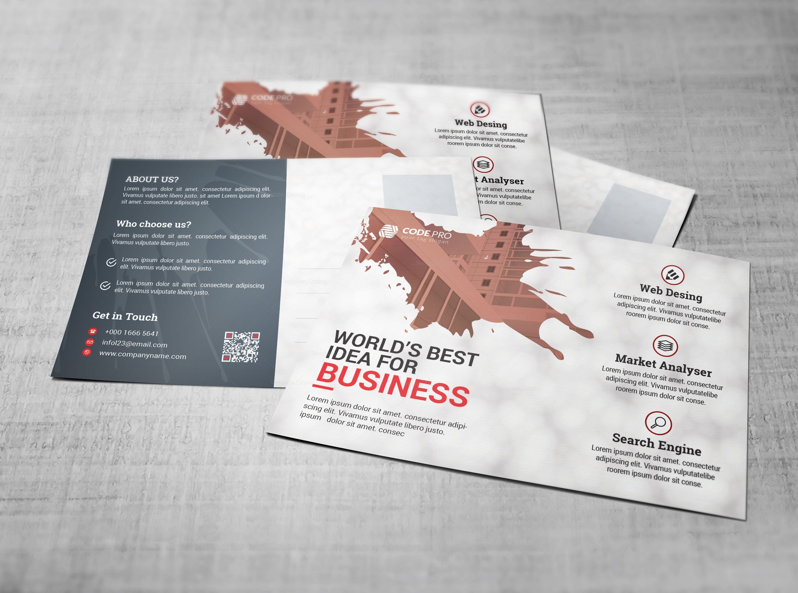 Premium Postcard Design - Graphic Templates