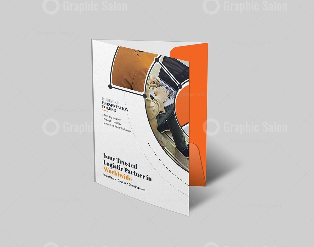 Premium Presentation Folder Design - Graphic Templates