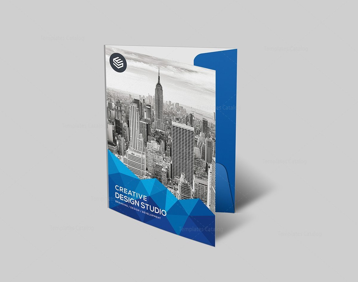 Presentation Folder Design Template - Graphic Templates