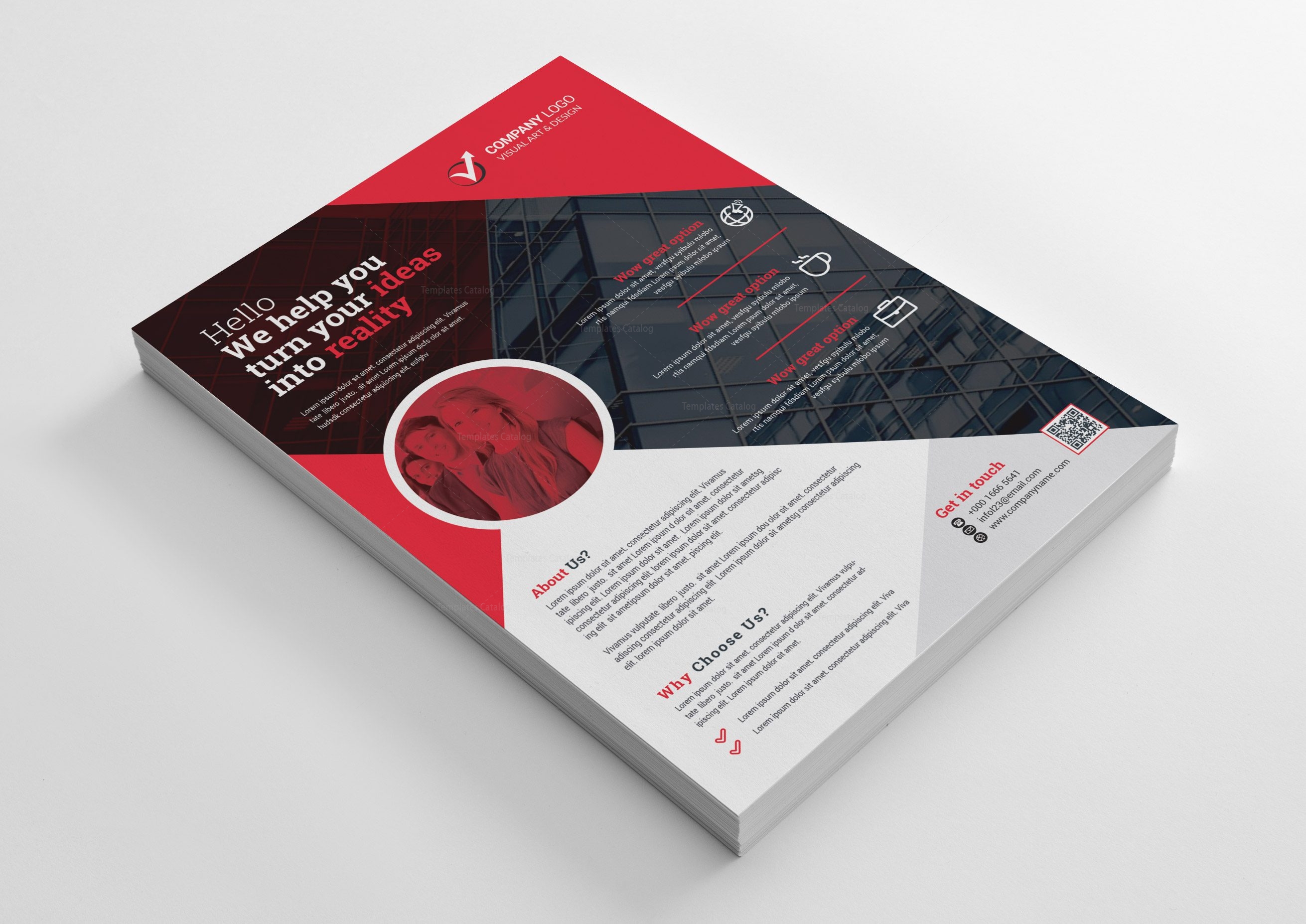 Print Ready Executive Flyer Design - Graphic Templates