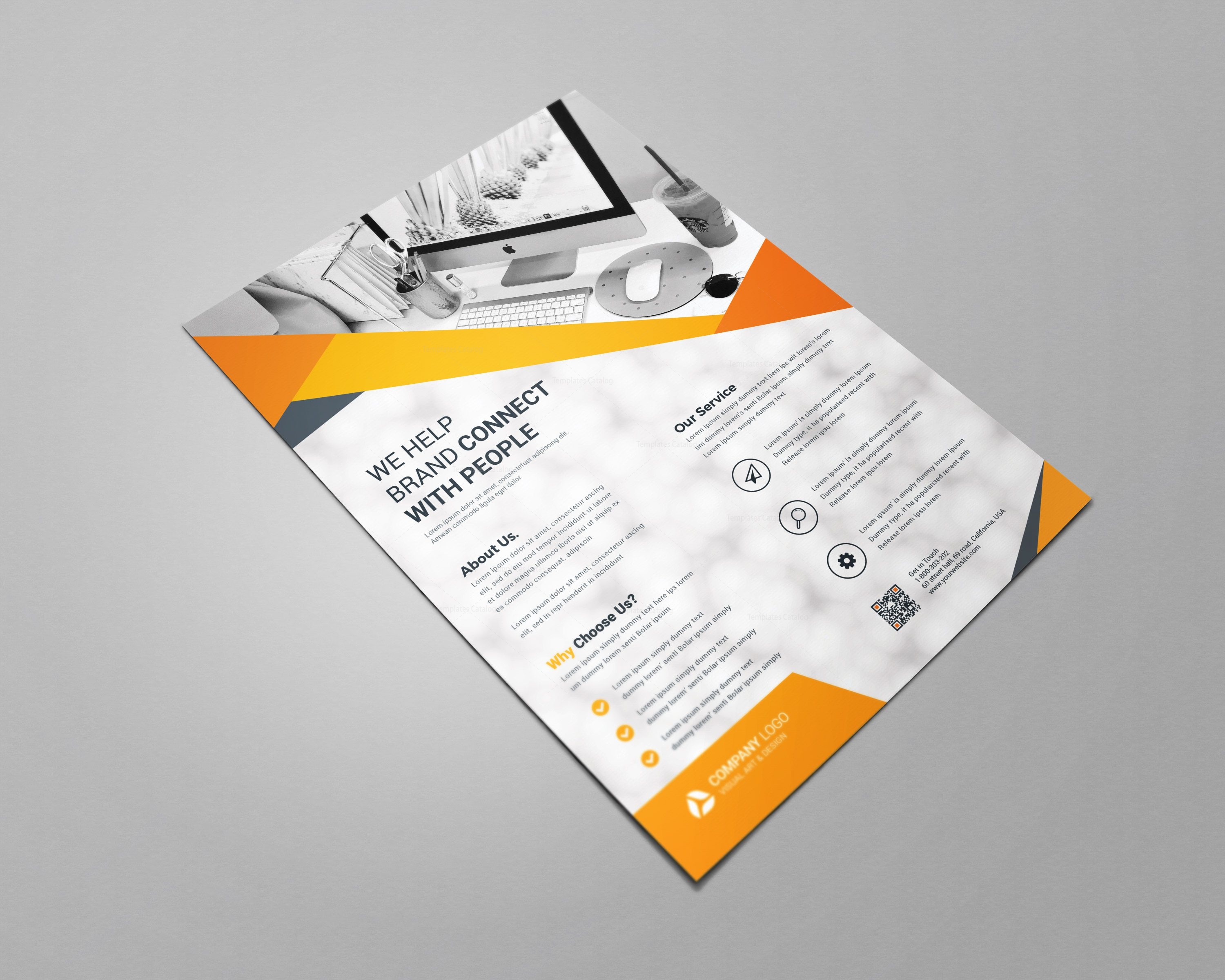 Print Stylish Flyer Design - Graphic Templates