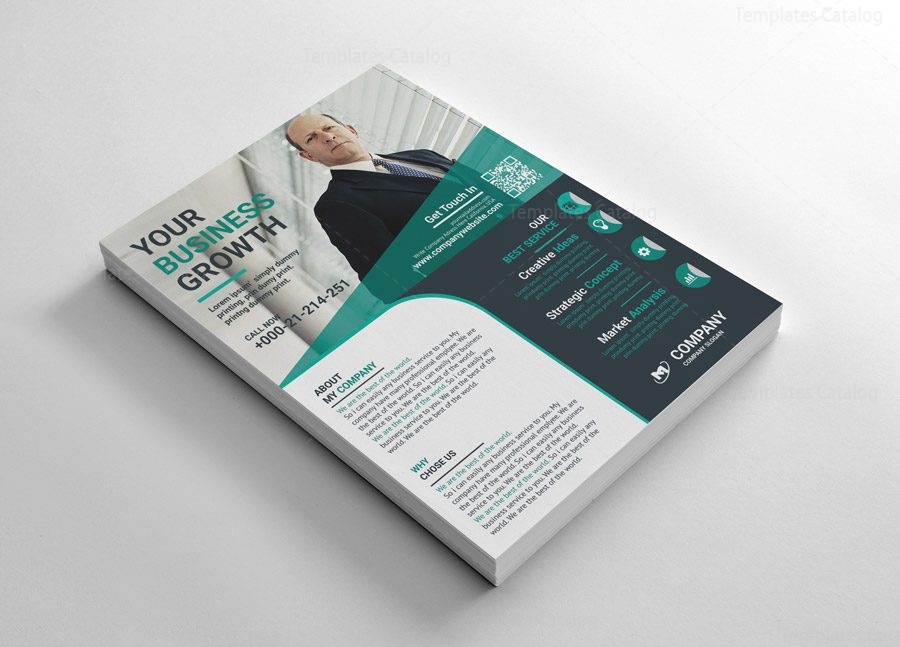 Printable Flyers Design Template - Graphic Templates