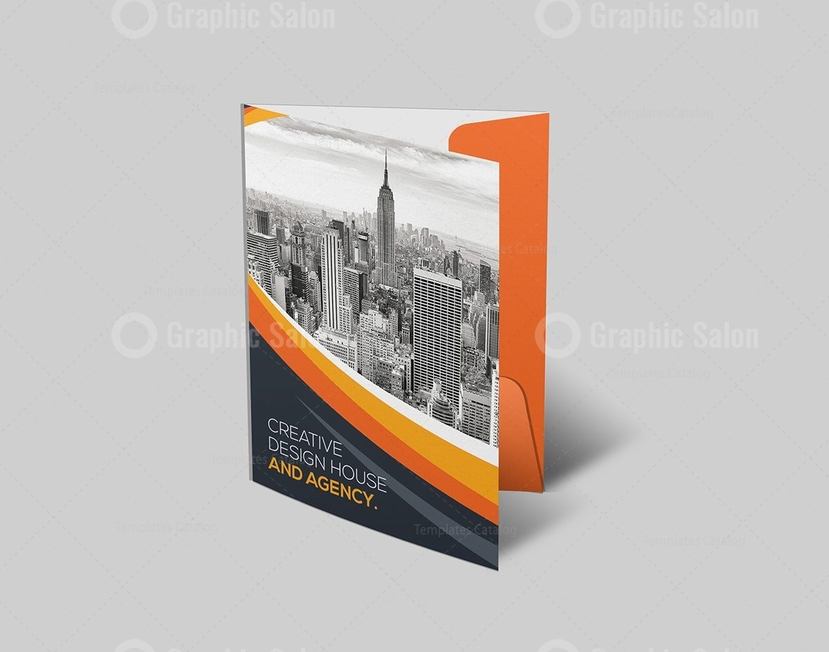 Professional Presentation Folder Template - Graphic Templates
