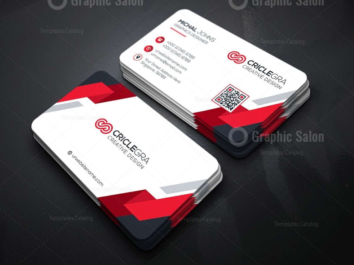 PSD Organisation Business Card Template - Graphic Templates