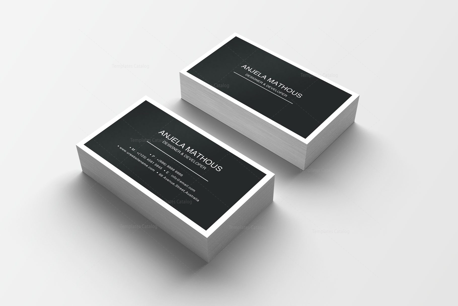 Simple Design Business Cards - Graphic Templates