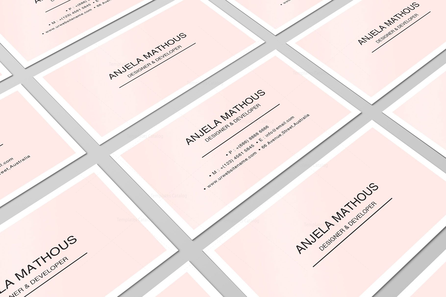 Simple Design Business Cards - Graphic Templates