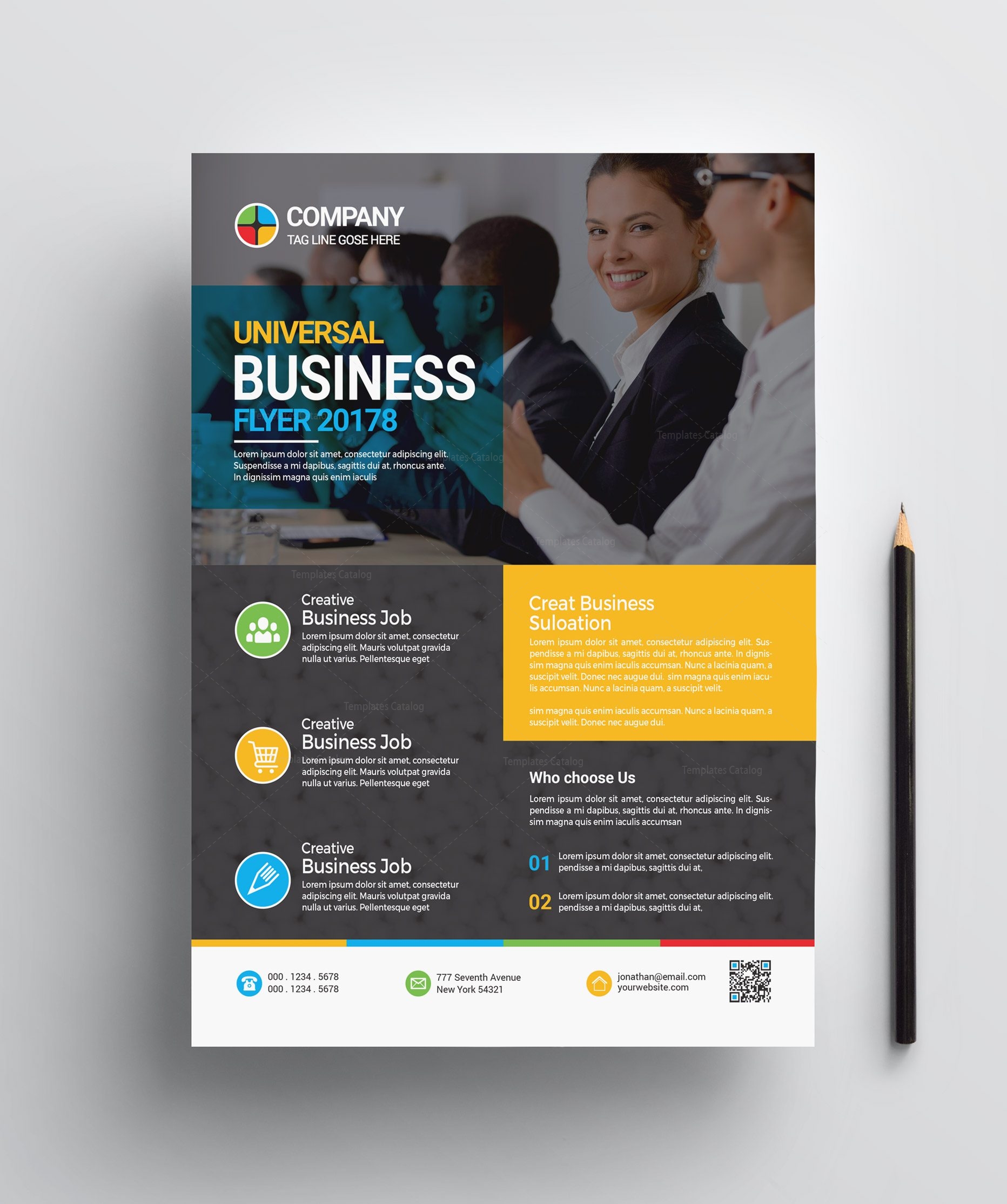 Smart Print Flyer Template - Graphic Templates