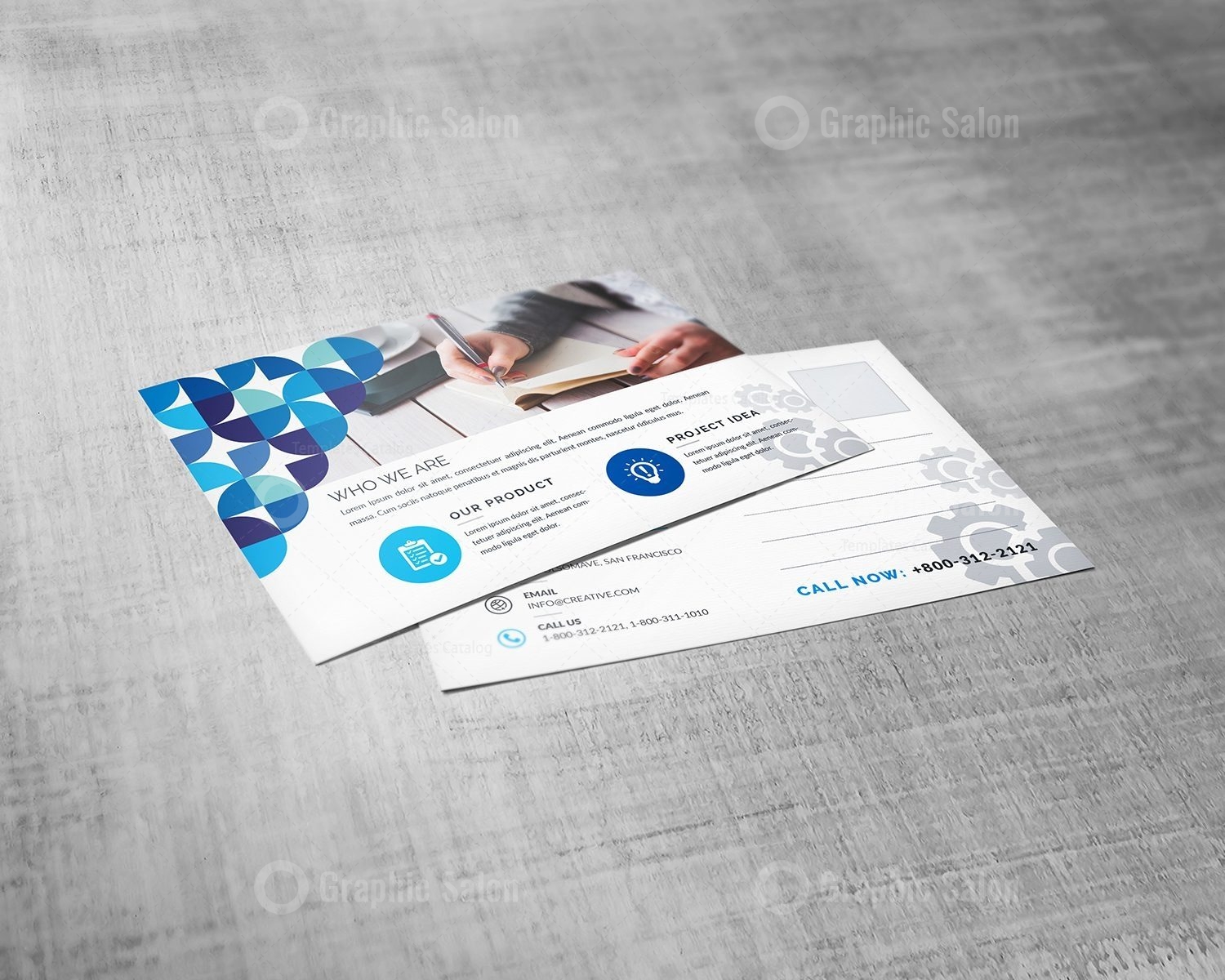 Stylish Post Card Template - Graphic Templates