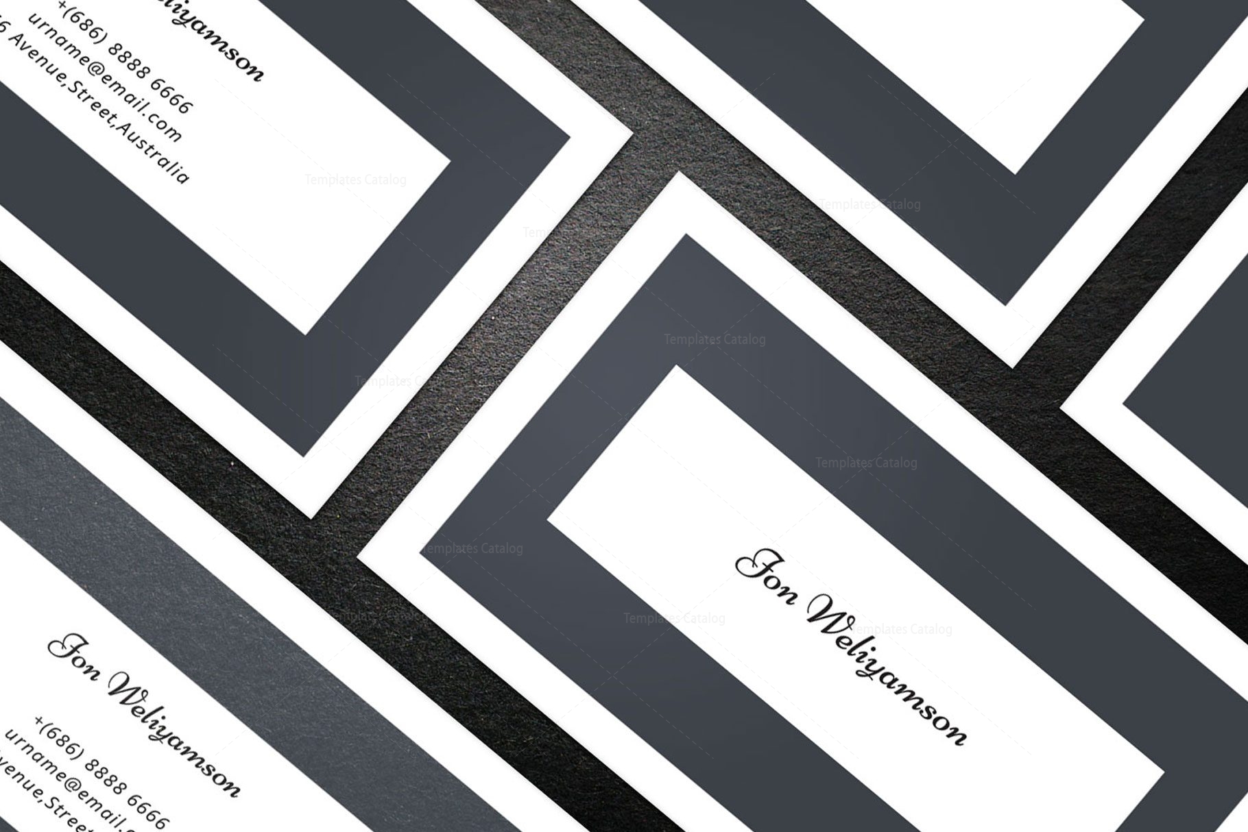 Stylish Print Business Card - Graphic Templates