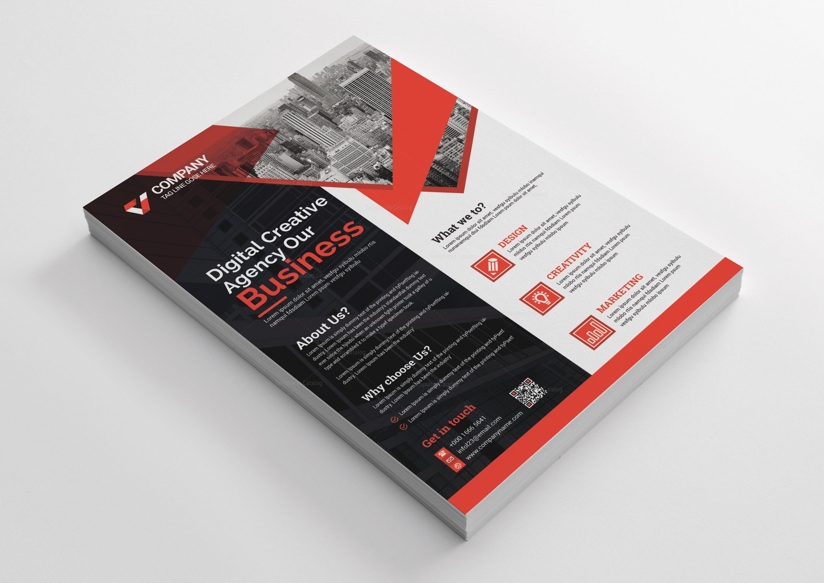 Stylish Print Flyer Template - Graphic Templates