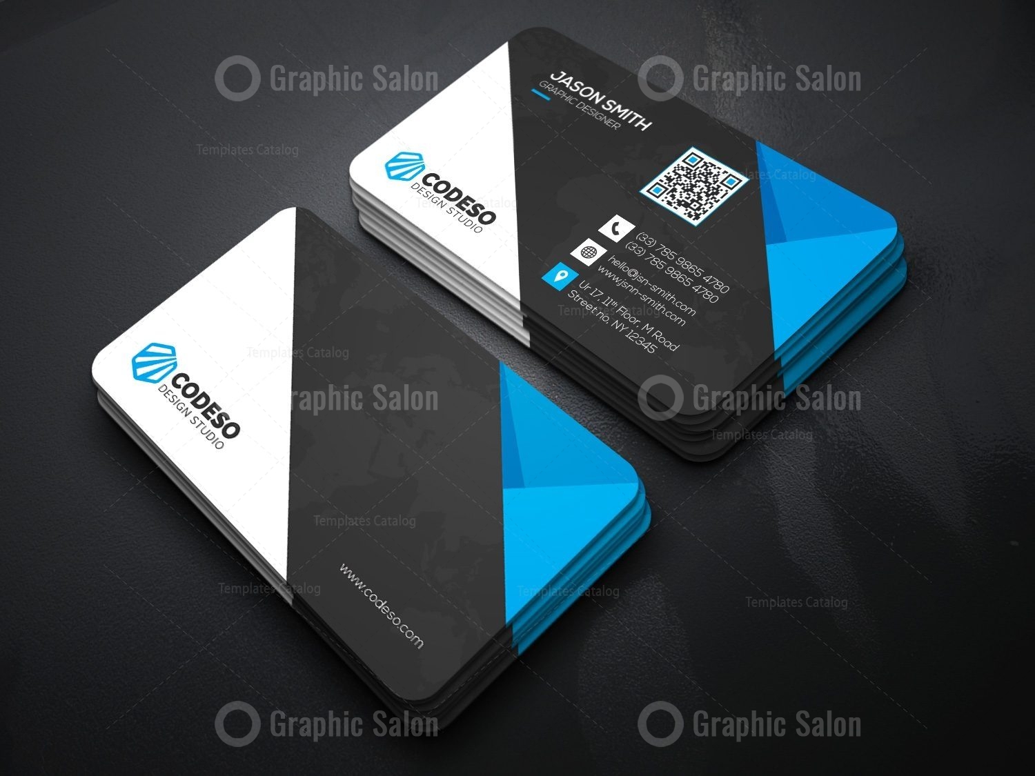 Technology Business Card Designs - Graphic Templates
