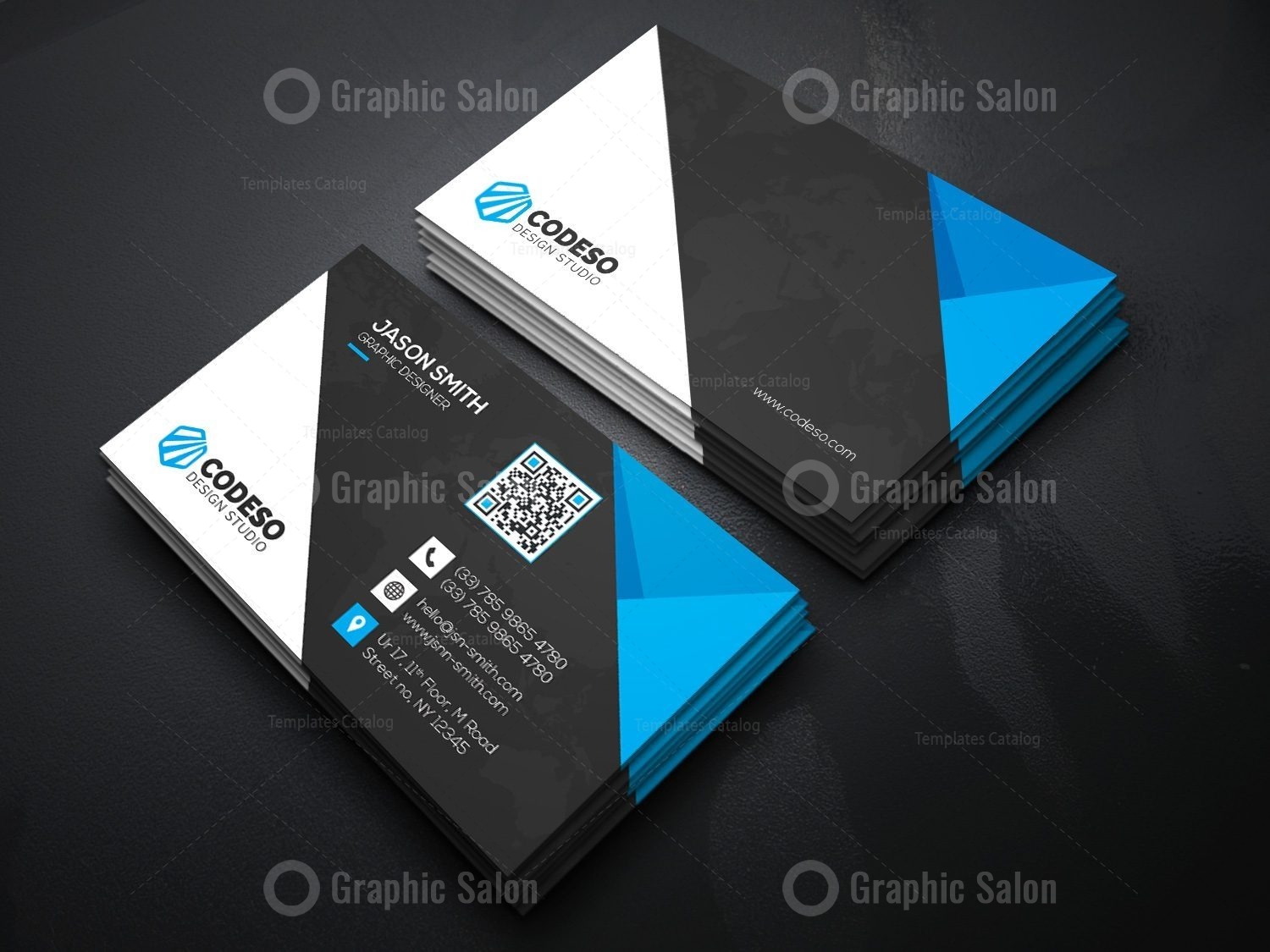 Technology Business Card Designs - Graphic Templates
