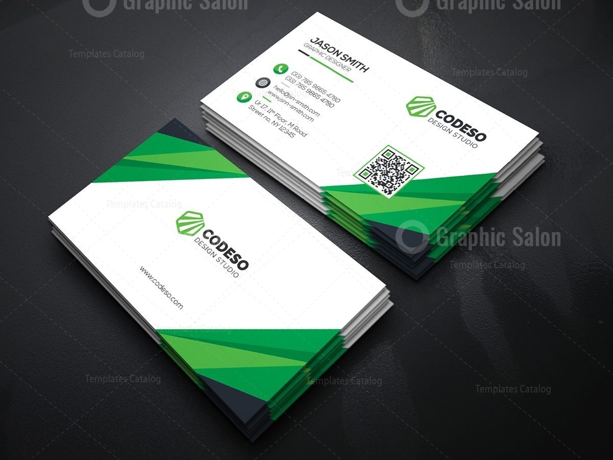 Technology Business Card with Modern Style - Graphic Templates