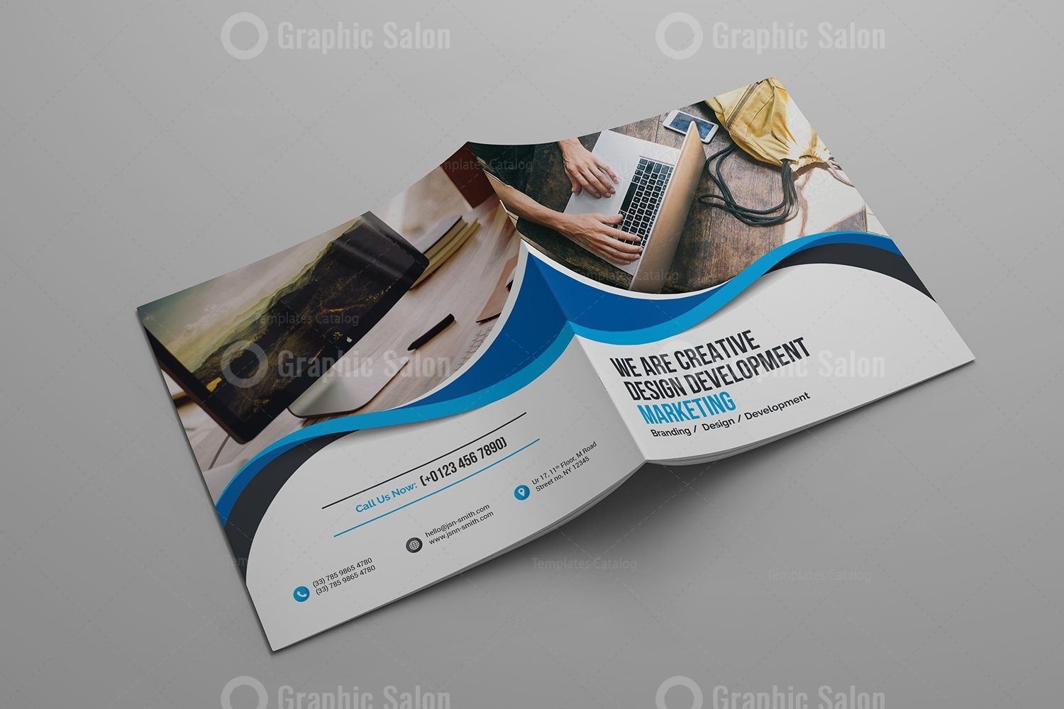 Technology Company Brochure Template - Graphic Templates