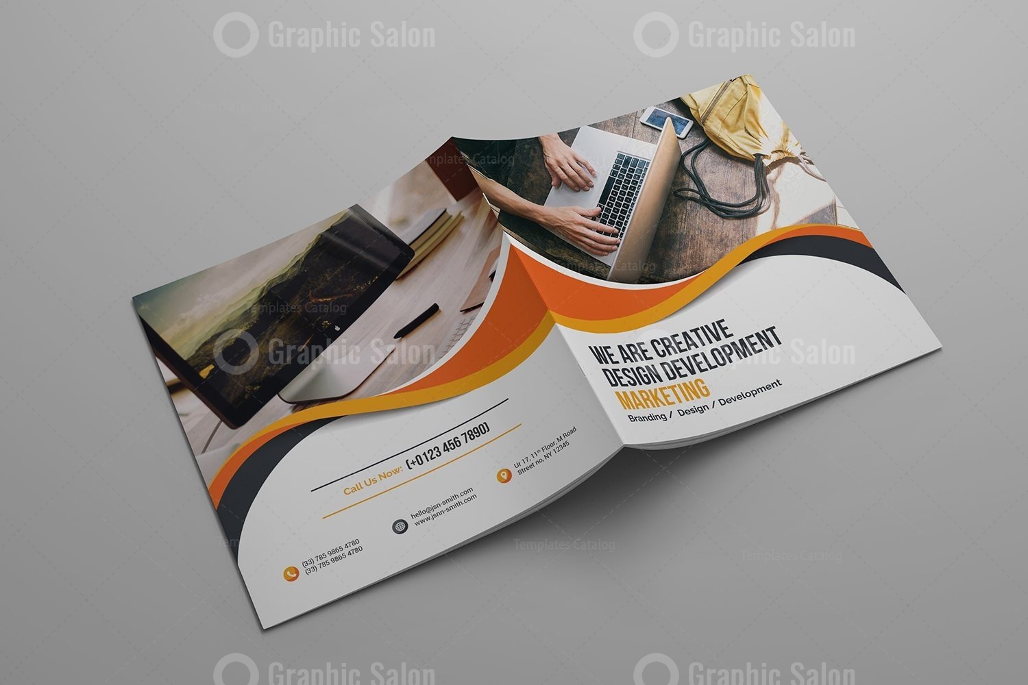 Technology Company Brochure Template - Graphic Templates