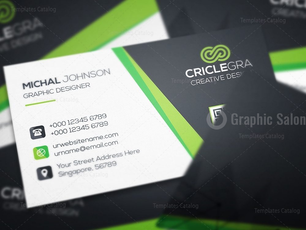 Technology Visiting Card Template - Graphic Templates