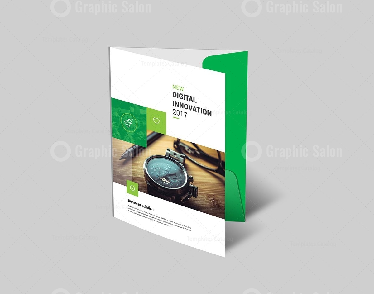Top Ranked Presentation Folder Template - Graphic Templates