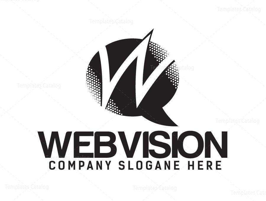 Web Vision Logo Design Template - Graphic Templates