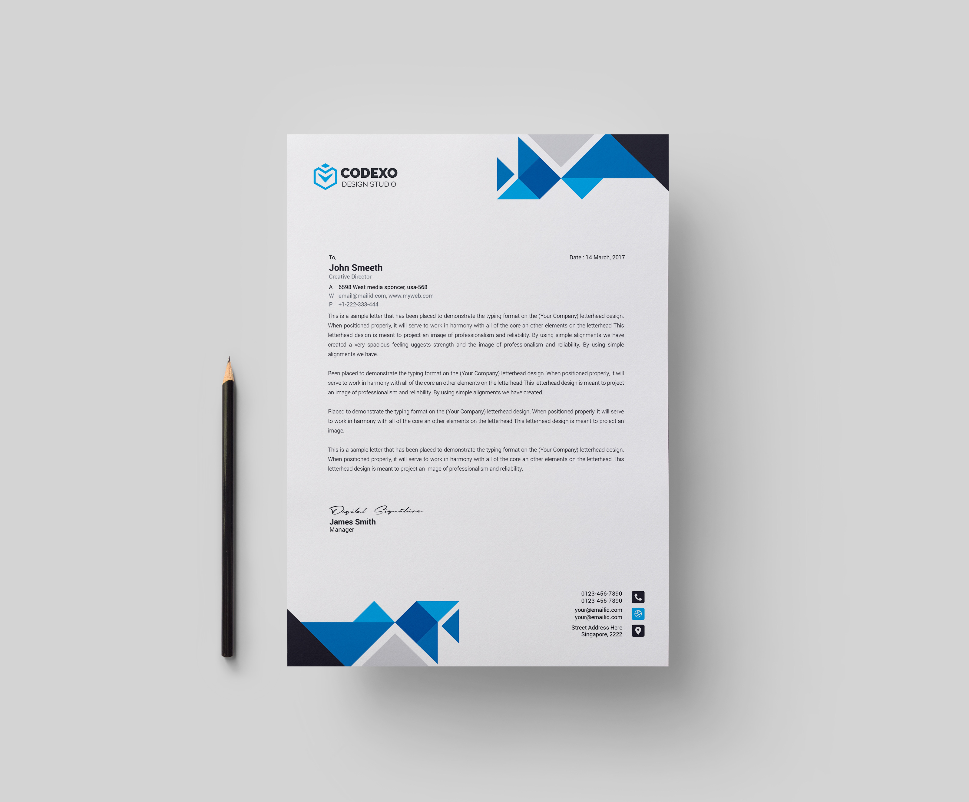 Sle Business Letter Format On Letterheads - Infoupdate.org