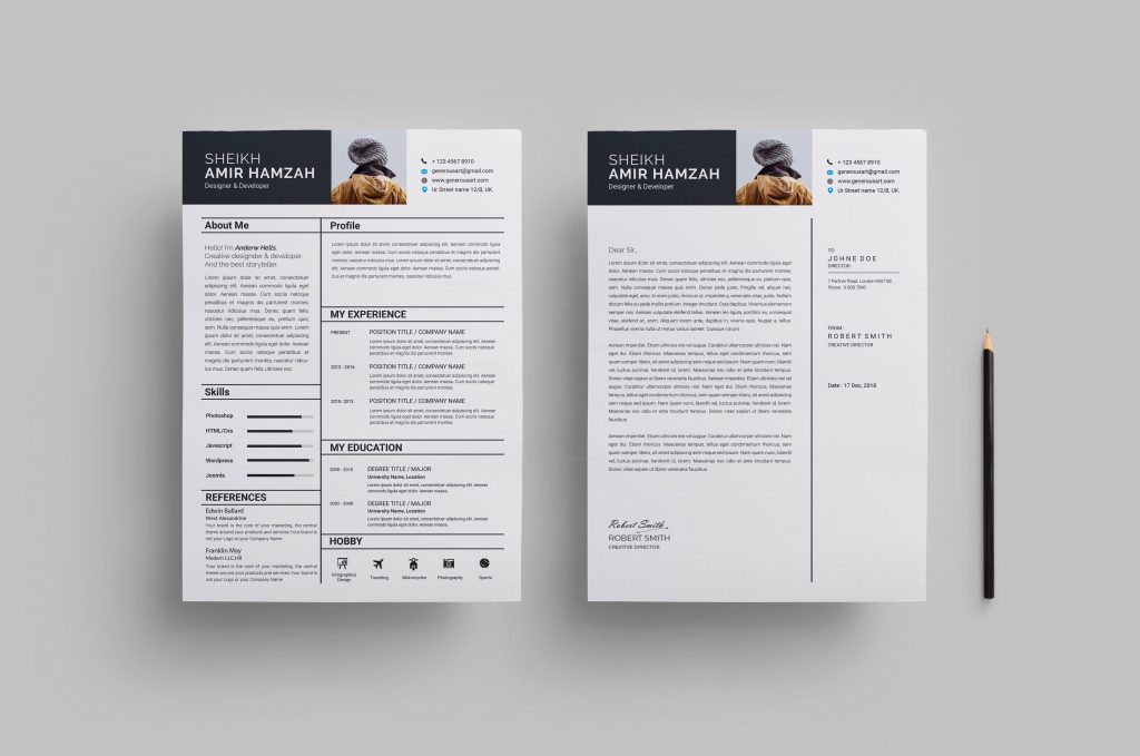 Outstanding Resume Design Template - Graphic Templates