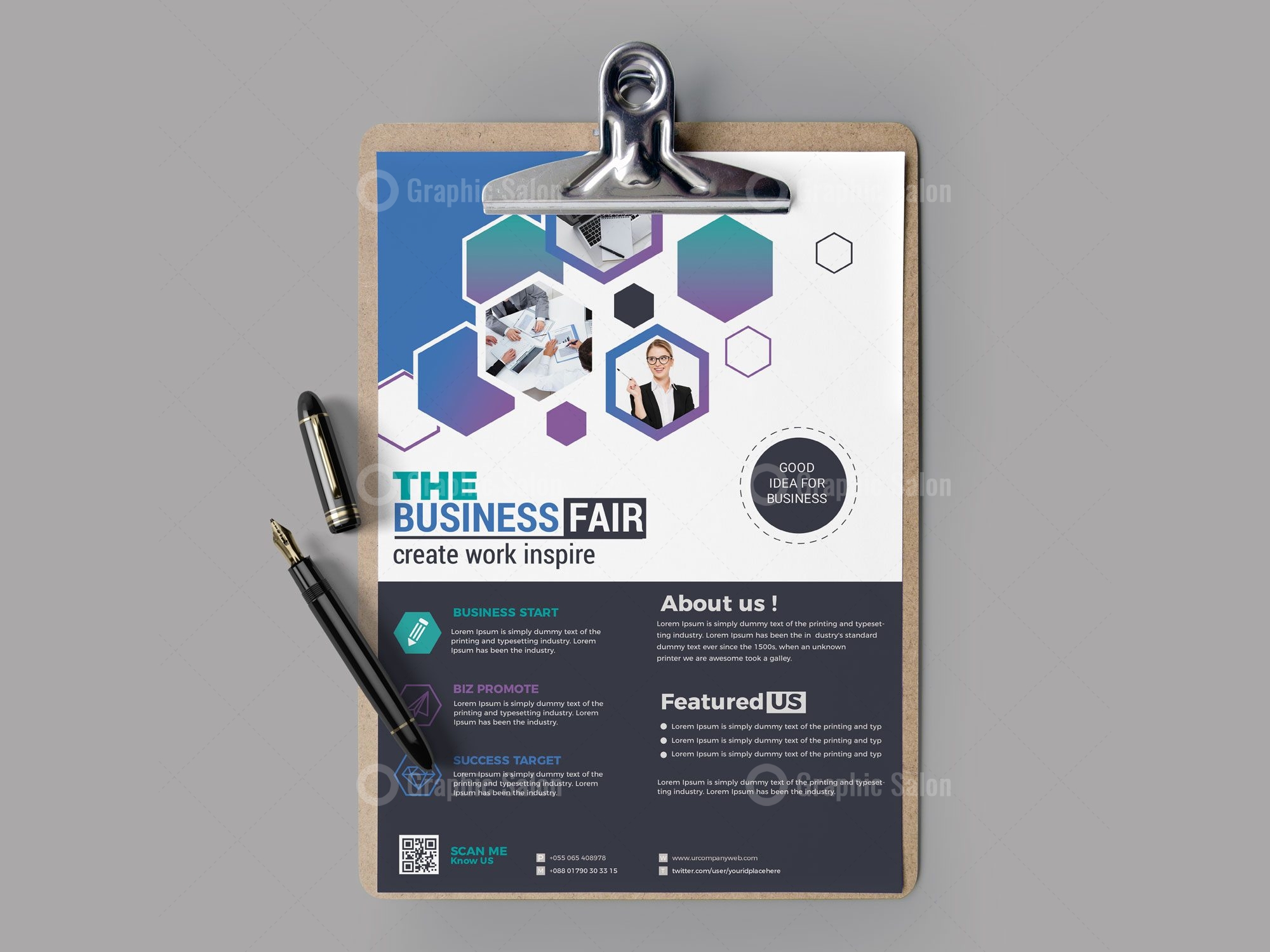 PSD Technology Flyer Design - Graphic Templates